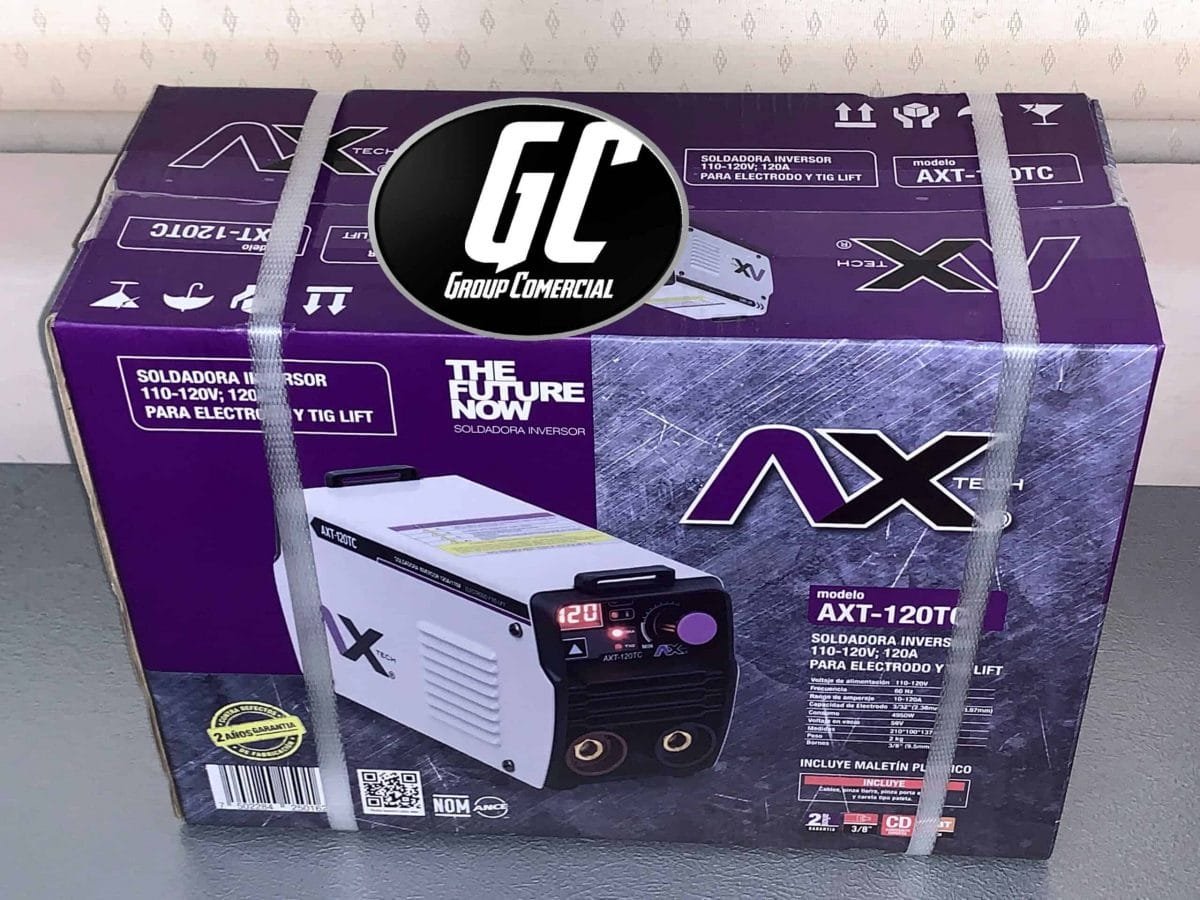 SOLDADORA INVERSOR MULTIPROCESOS, AXTECH AXT-120TC | GROUP COMERCIAL MEXICO